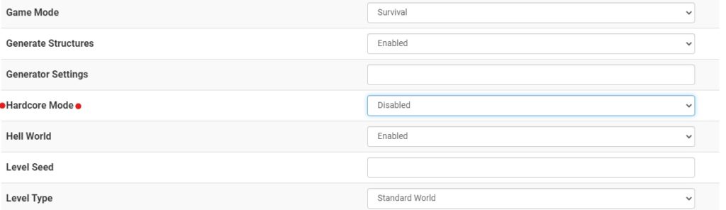 How to Enable Hardcore Mode on your Server | SeekaHost
