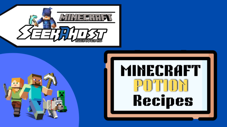 Brewing Potion Guide For Minecraft Potion Recipes. | SeekaHost