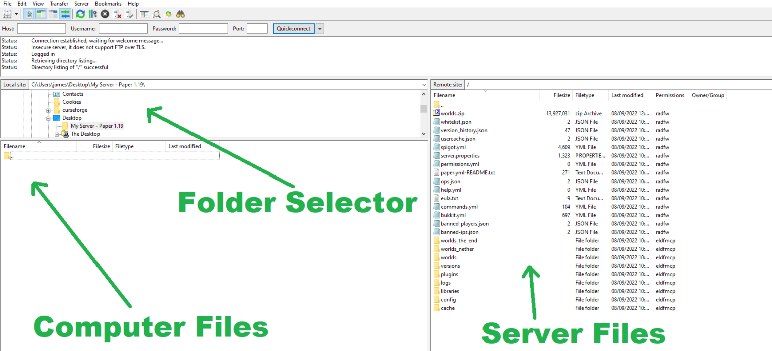 How To Backup All Your Server Files to PC Using FileZilla | SeekaHost